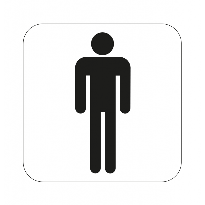 Wc-kyltti Miehet 80x80 | Altafin Shop